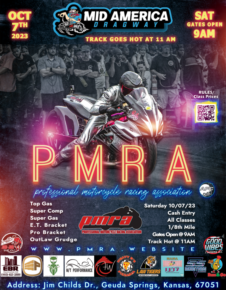 PMRA Motorcycles - Mid America Dragway