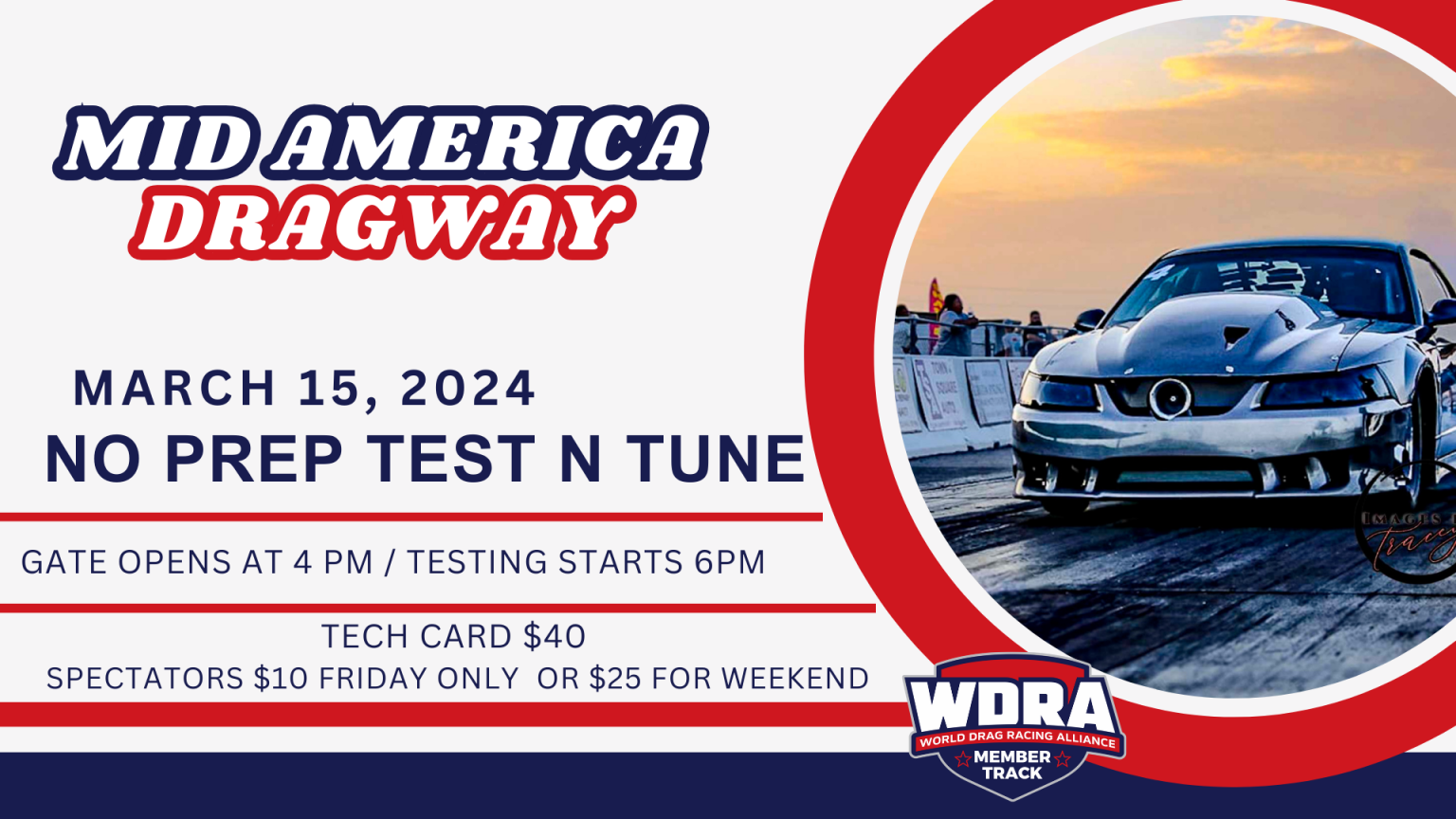 No Prep Test Session - Mid America Dragway